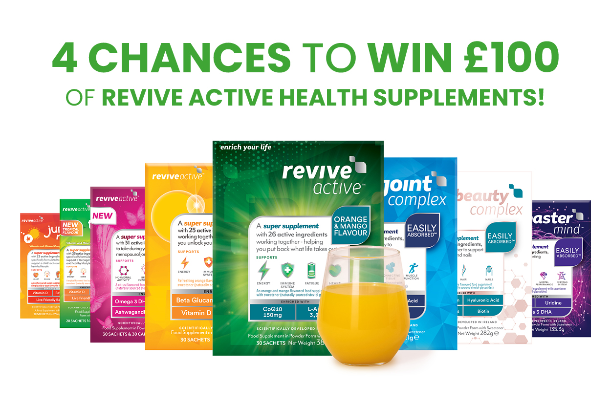 Win A £100 Revive Active Supplement Gift Voucher - Health & Wellbeing