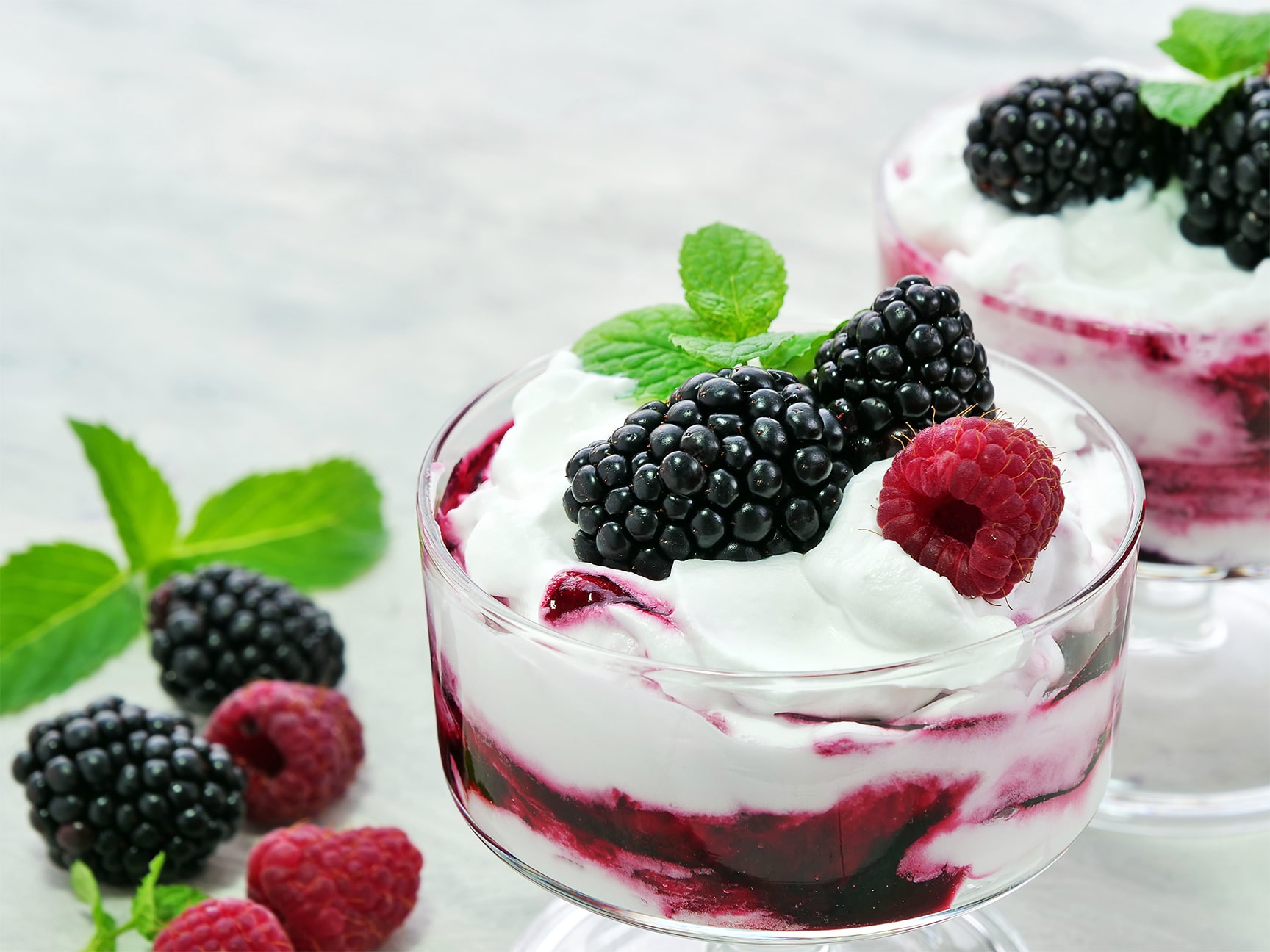 Light dessert recipe: Blackberry Fool - Health & Wellbeing